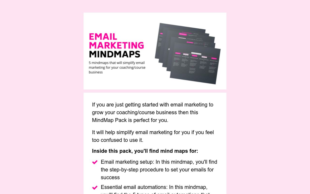 Email Marketing Mindmaps